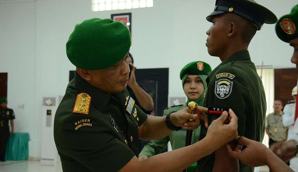 Pangdam IM Lantik 125 Prajurit Tamtama