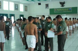 Sidang Parade Penerimaan Caba PK TNI 2014 Panda XII/Tanjungpura