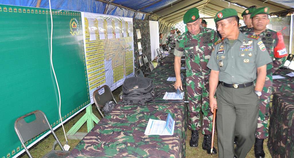 PANGDAM I/BB TINJAU POSKO LATIHAN TERPADU PENANGGULANGAN BENCANA ALAM ...