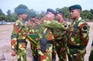 Acara Korps Raport Kenaikan Pangkat Satuan Jajaran Brigif 1 PIK/JS