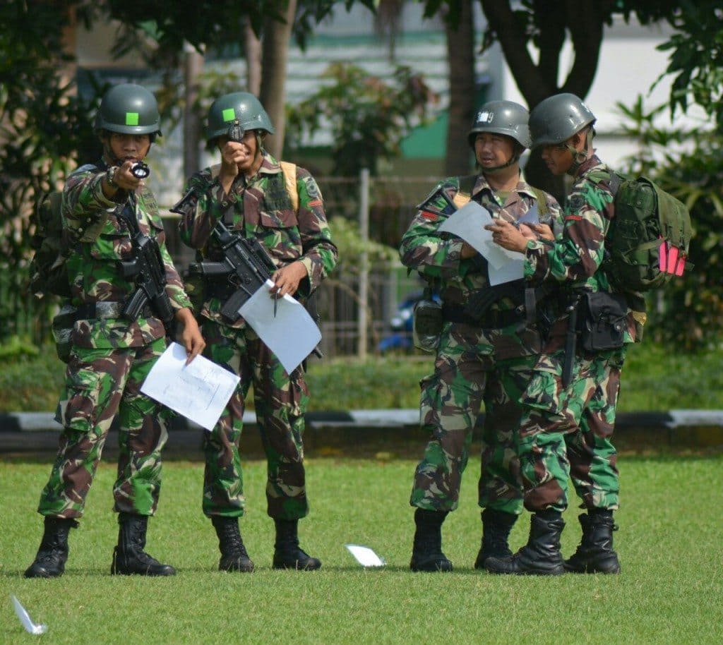 Lomba Navigasi Darat di Lapangan Brigif 1 PIK/JS