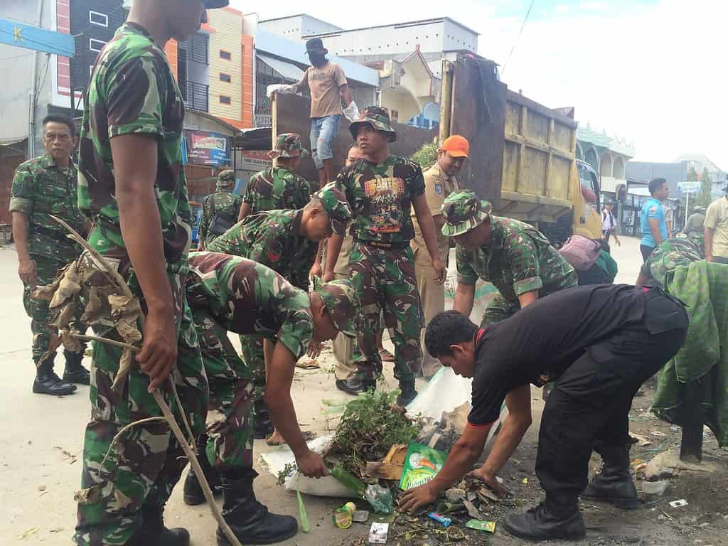 Sambut HUT Kodam XIV/Hasanuddin, Kodim Polmas Gelar Karya Bhakti