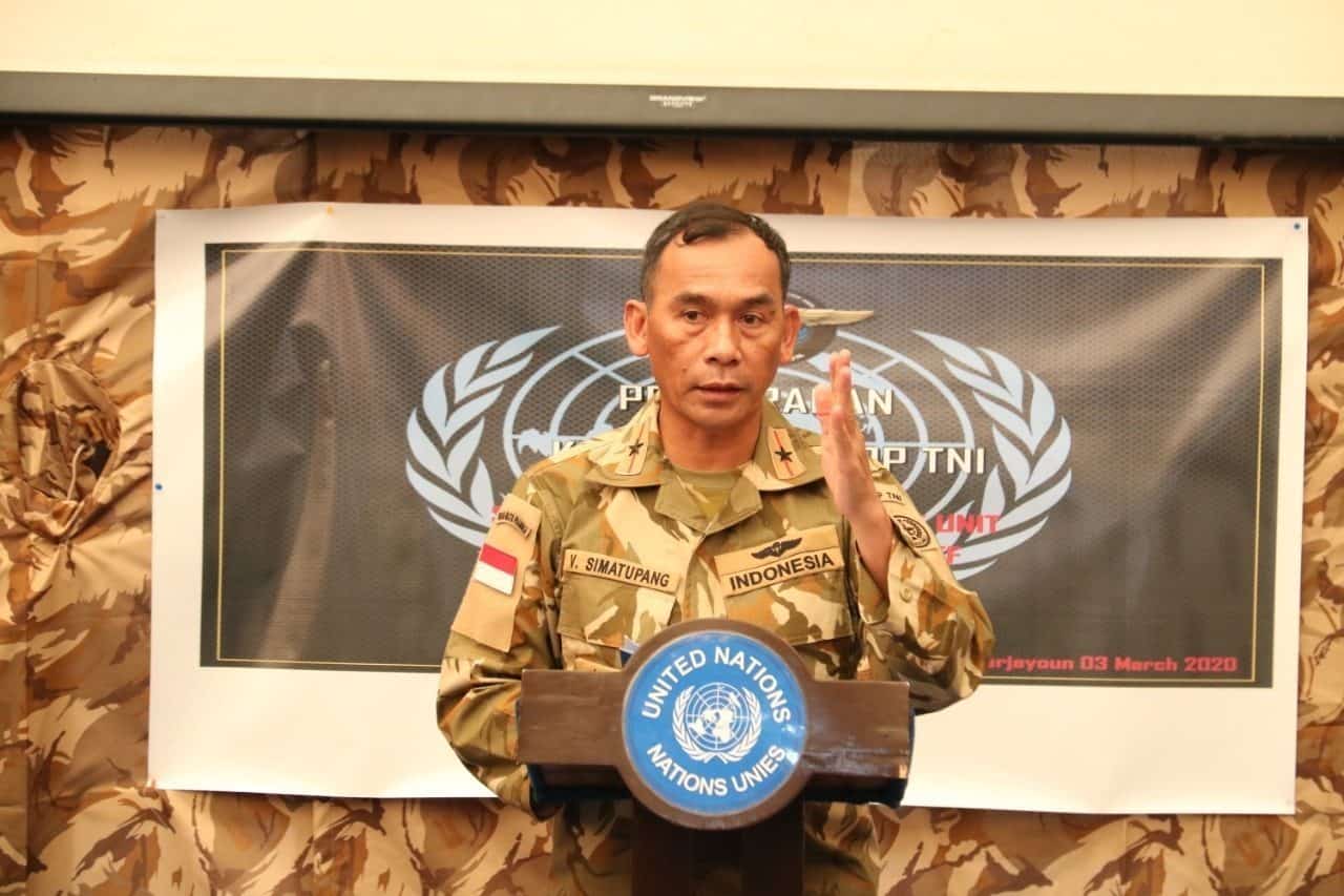 Kunjungi Satgas Garuda XXV-L/ UNIFIL SEMPU, Komandan PMPP TNI Beri ...