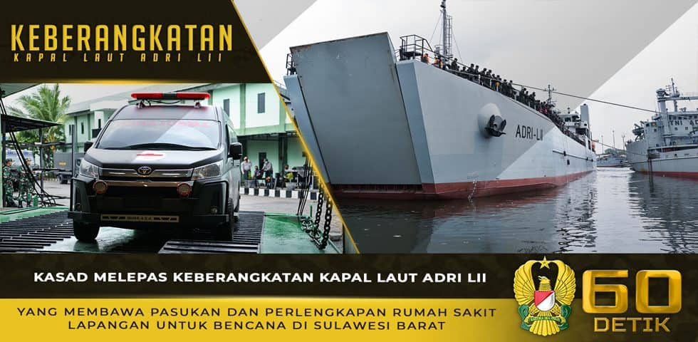 Kasad Lepas Keberangkatan Kapal ADRI LII Yang Membawa Perlengkapan RS ...