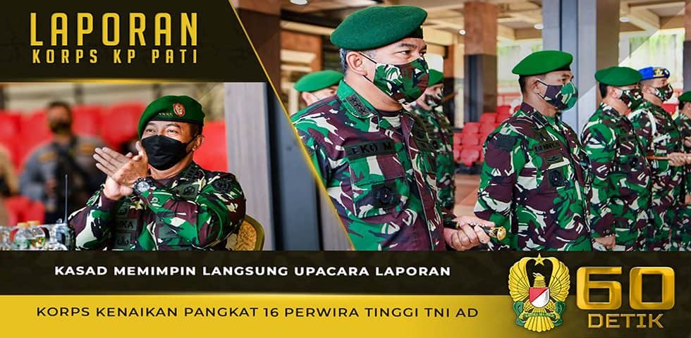 Kasad Memimpin Langsung Upacara Laporan Korps Kenaikan Pangkat 16 ...