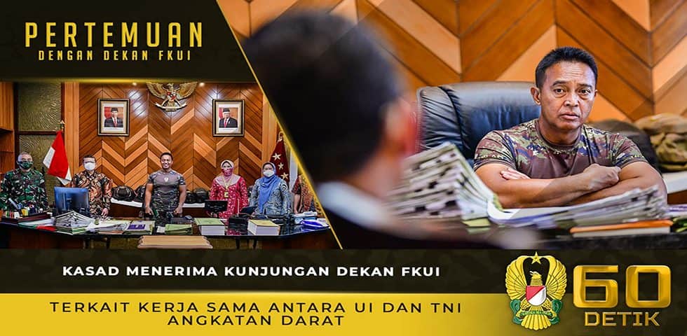 Pertemuan Kasad dengan Dekan FKUI, Membahas Kerja sama TNI AD dan ... Pertemuan Kasad dengan Dekan FKUI, Membahas Kerja sama TNI AD dan ...