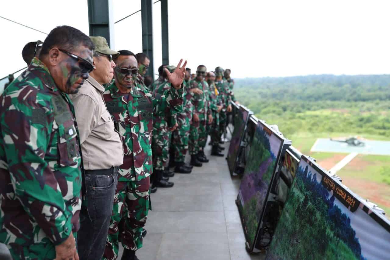 Wakasad Saksikan Latihan Puncak Antar Kecabangan TNI AD 2021