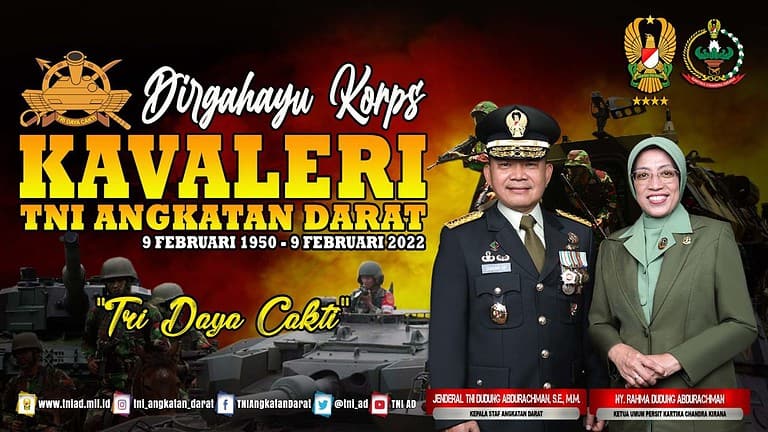 Dirgahayu Korps Kavaleri TNI Angkatan Darat