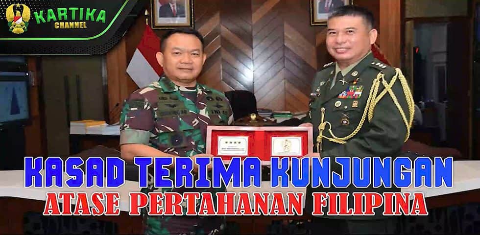 Kasad Terima Kunjungan Atase Pertahanan Filipina