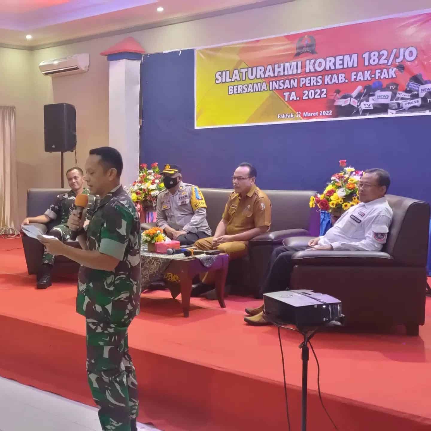 Sinergitas Korem 182/JO Bersama Insan Pers Dukung Pemulihan Ekonomi dan ...