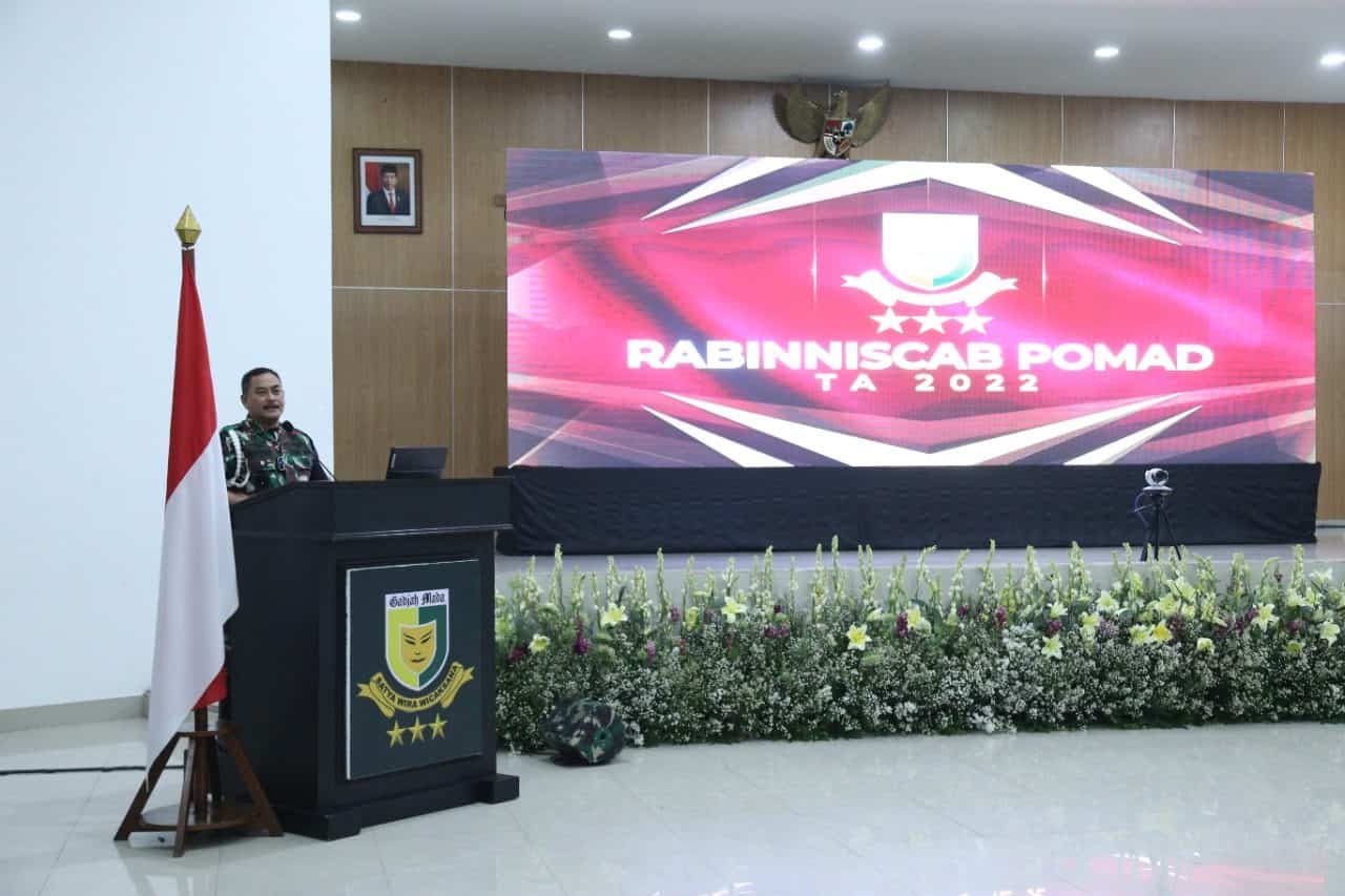 Puspomad Gelar Rabinniscab Pomad 2022 di Pusdikpom Cimahi