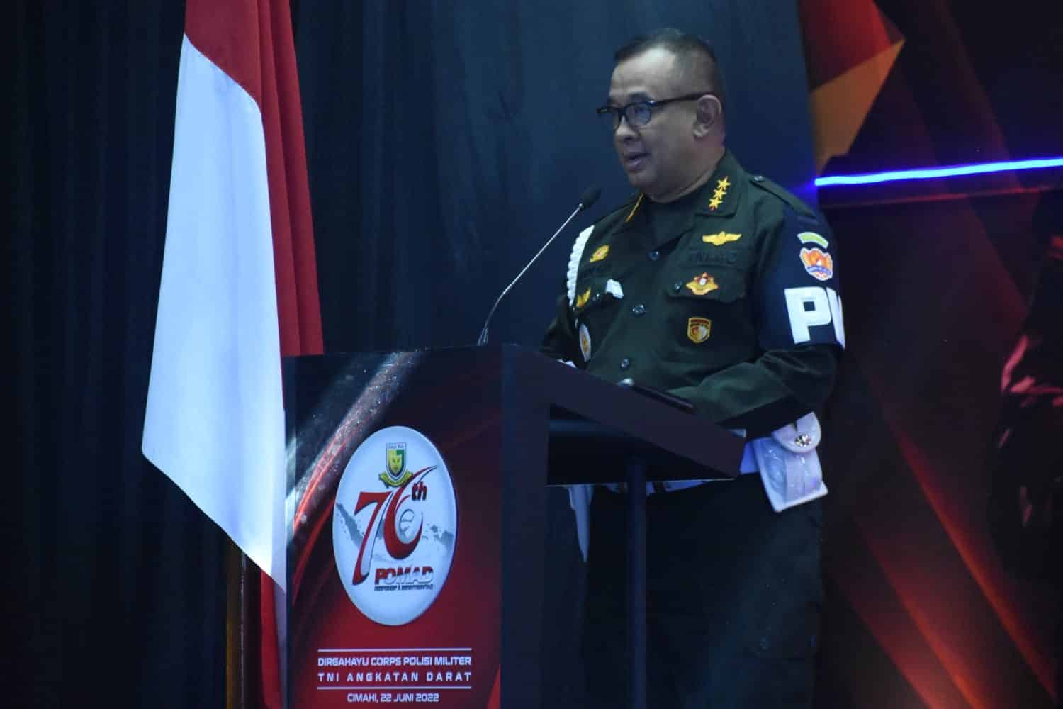 Peringati HUT Ke 76 Corps Polisi Militer TNI Angkatan Darat, Puspomad ...