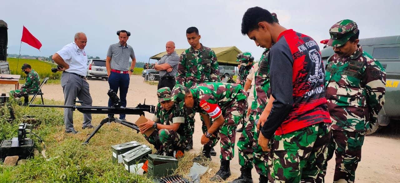 Dislitbangad Gelar Uji Coba Munisi Kaliber 5,56 MM, 7,62 MM dan 12,7 MM