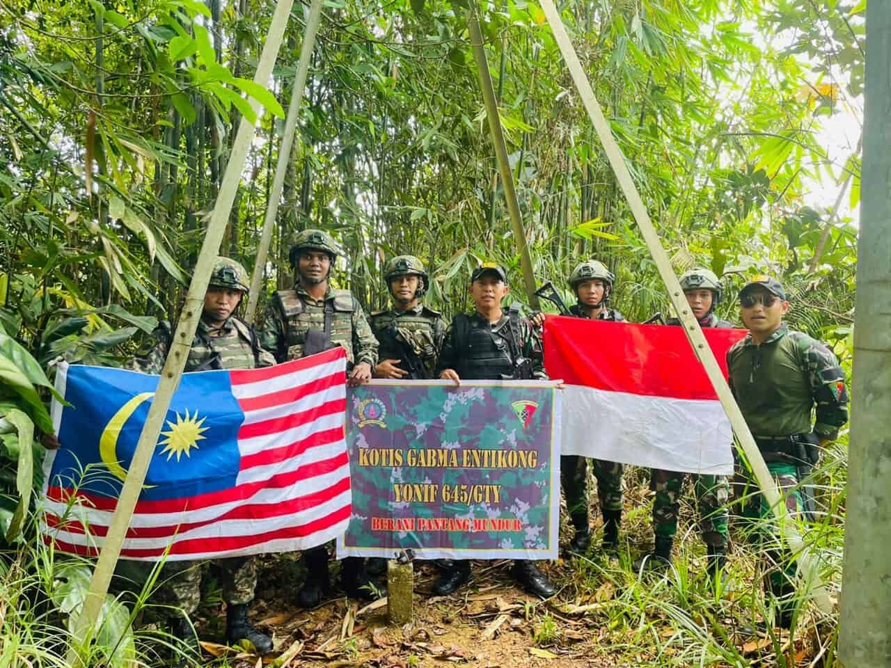 Patroli Gabungan Satgas Pamtas Yonif 645/Gty dan Tentera Diraja ... Patroli Gabungan Satgas Pamtas Yonif 645/Gty dan Tentera Diraja ...
