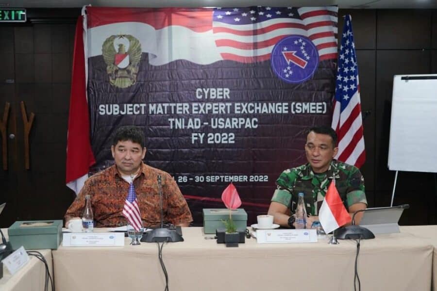 TNI AD dan USARPAC US Army, Gelar Seminar dan Diskusi Meeting Cyber ...