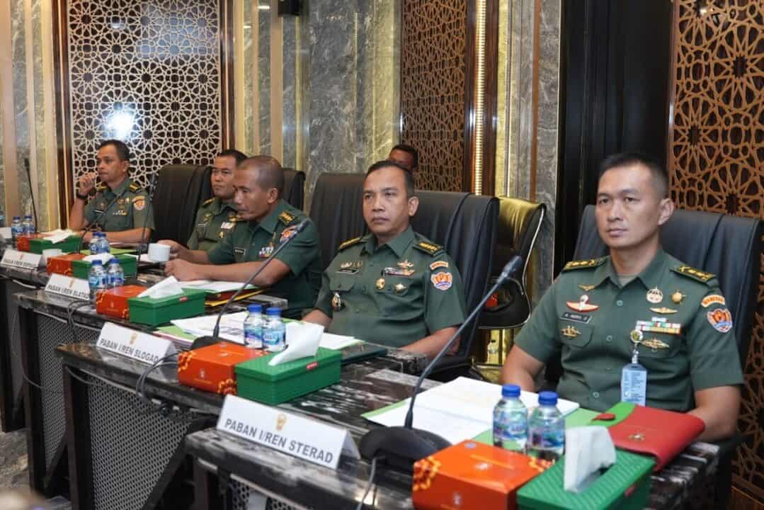 Srenaad Gelar Rapat Panprogar UO TNI AD TW III TA. 2022