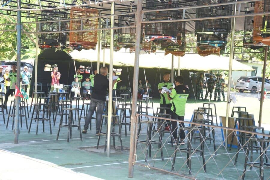 Korem 142/Tatag Gelar Lomba Kicau Mania se Sulawesi Barat