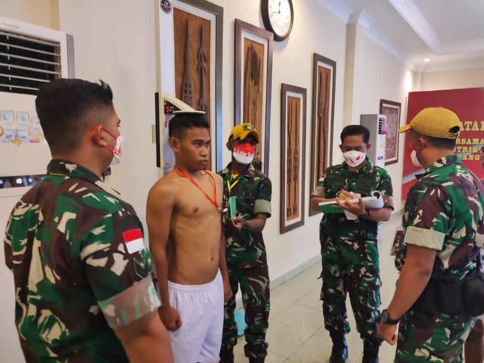 799 Pendaftar Cata PK TNI AD Gel II TA. 2022 Mengikuti Sidang Parade ...