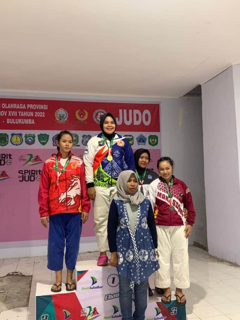 Serda (K) Nur Fitrah Rachman Raih Dua Medali Emas Kejuaraan Porprov Judo