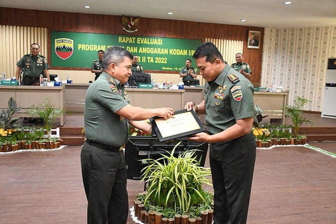 Korem 023/KS Raih Dua Penghargaan Satker Terbaik Kodam I/BB