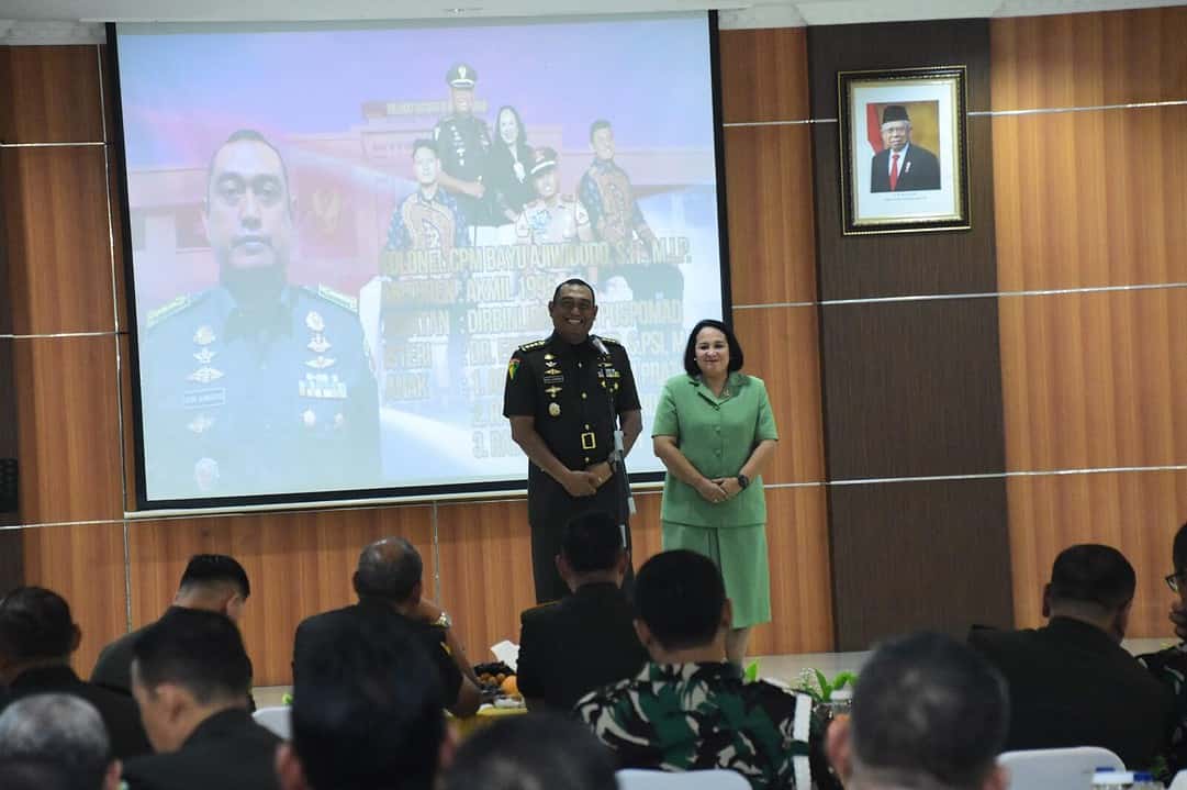 Serah Terima Jabatan Dirbinlidpamfik dan Jabatan Dirbinidik Puspomad