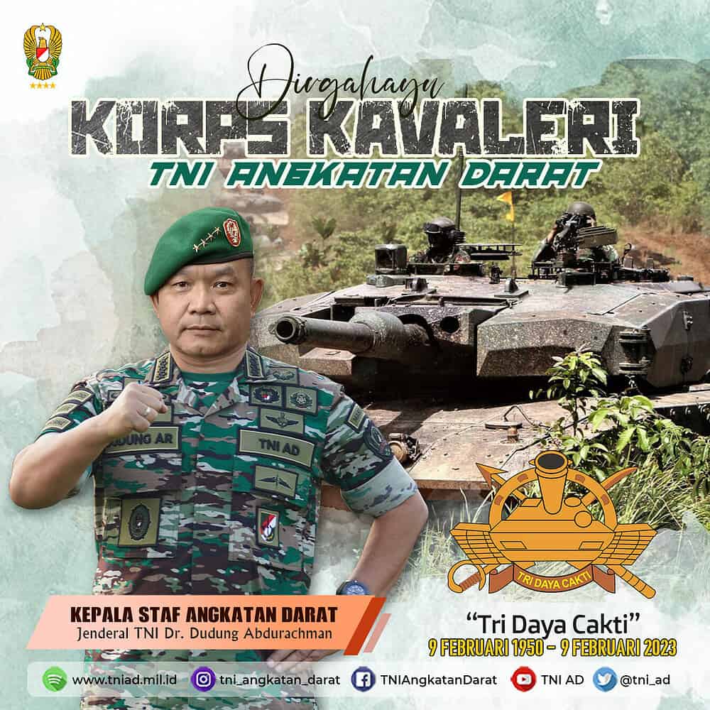 Dirgahayu Korps Kavaleri TNI Angkatan Darat "Tri Daya Cakti" 9 Februari ...