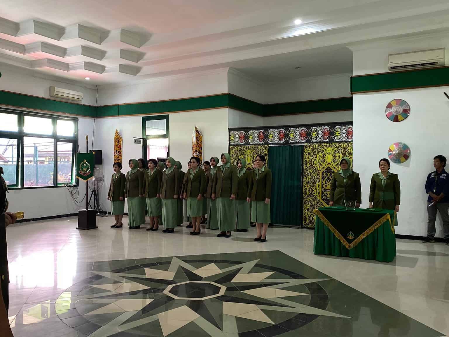 Danrem 092/Mrl Pimpin Acara Serah Terima Jabatan Kasrem 092/Mrl