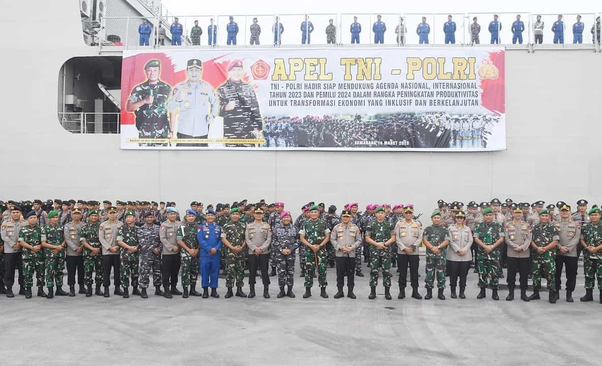 Apel Bersama TNI-Polri, Pangdam IV/Diponegoro : TNI-Polri Siap ...