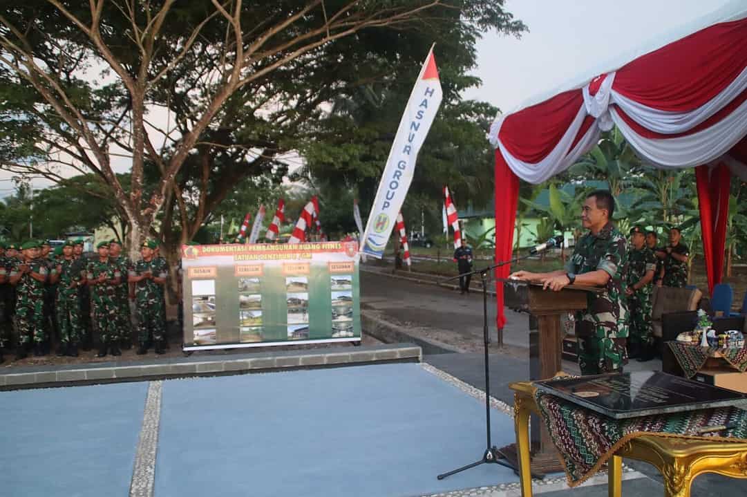 Kunjungan Kerja, Pangdam VI/Mlw Resmikan Sarana Fitness di Satuan ...