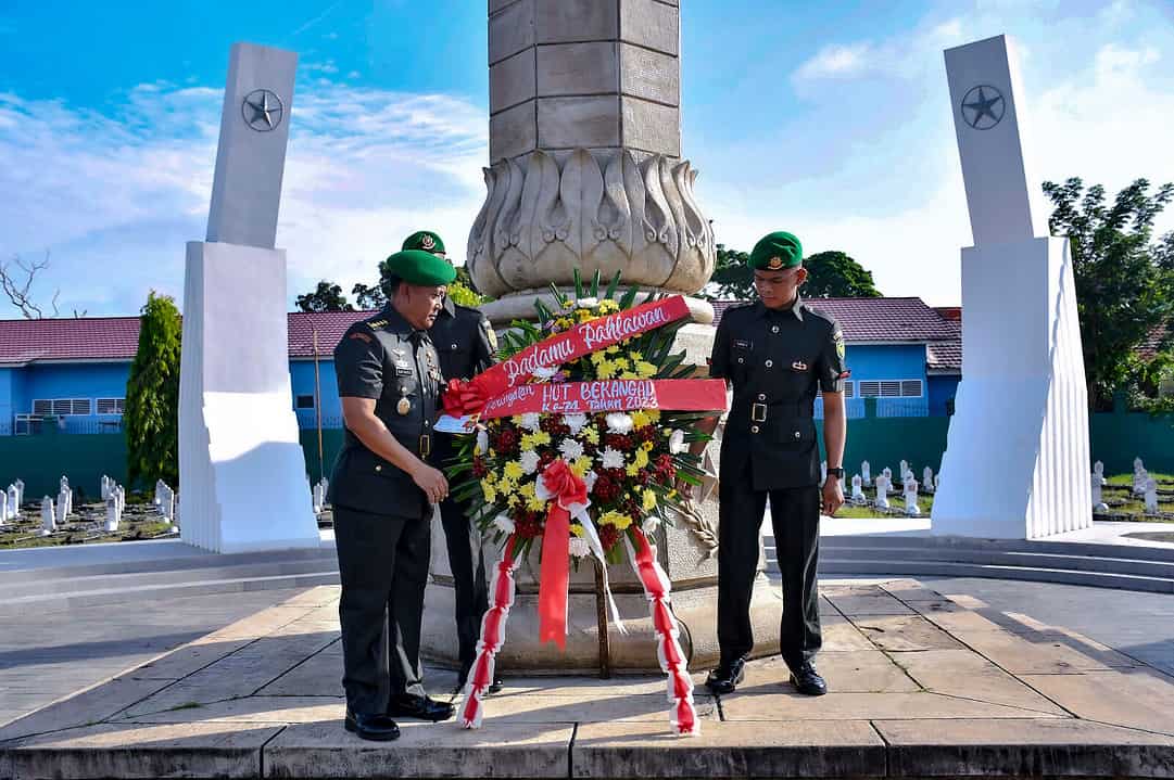 Peringati HUT Bekangad Ke-74, Bekangdam II/Swj Laksanakan Syukuran