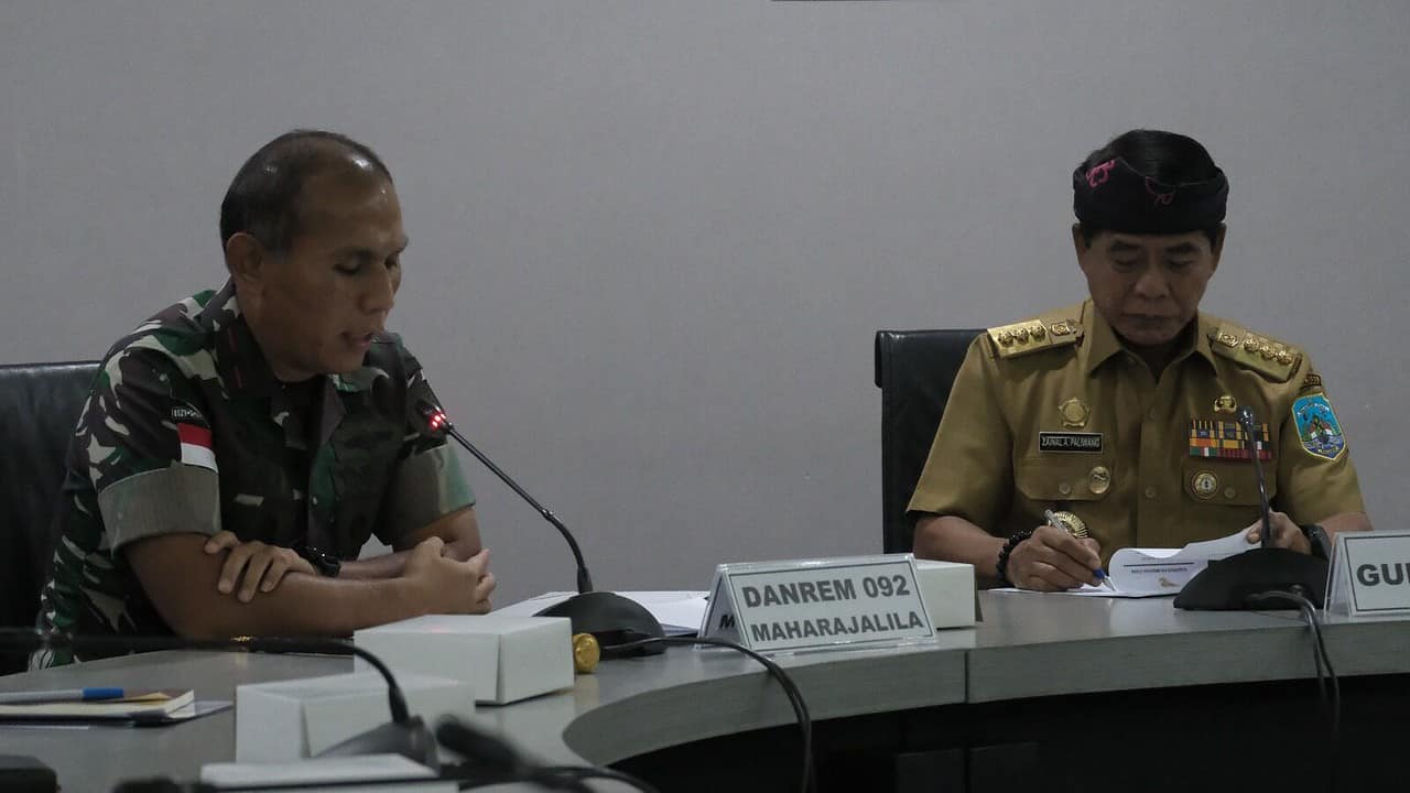 Danrem 092/Mrl Terima Naskah Perjanjian Hibah Daerah (NPHD) dari ...