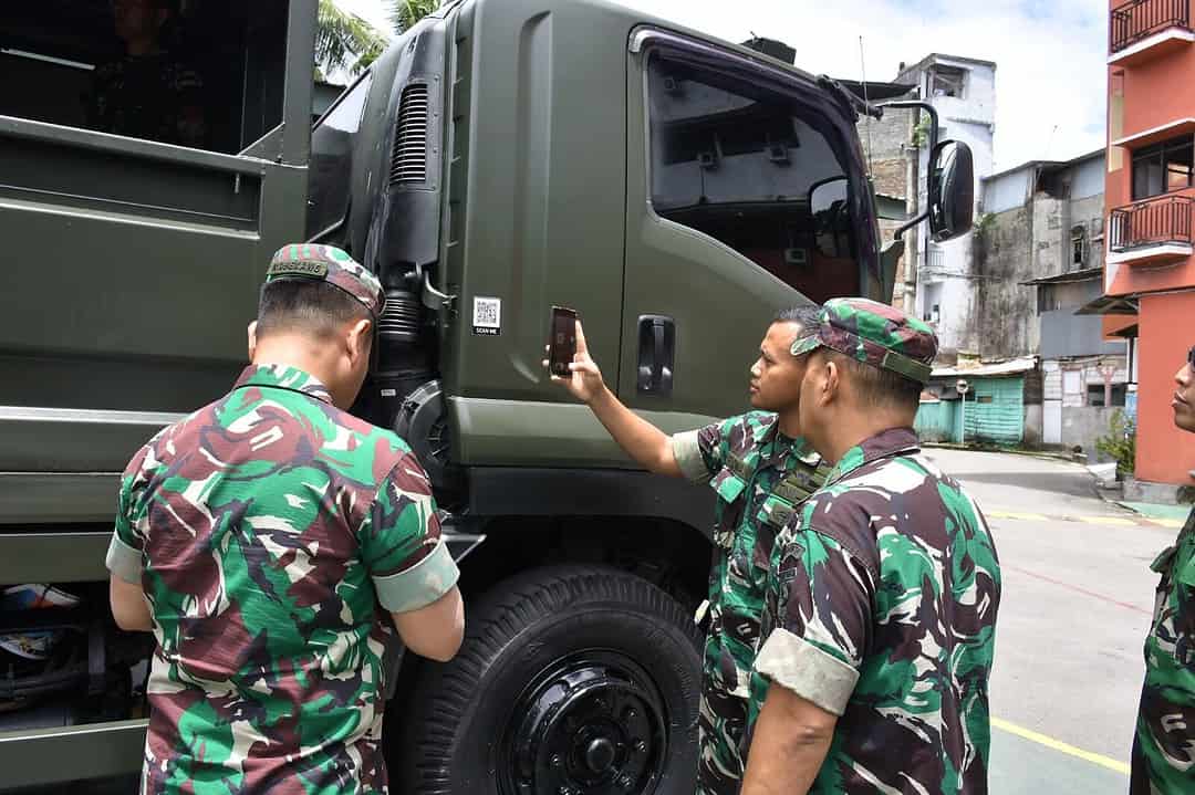 Kendaraan Dapur Lapangan Bekangdam Pattimura Siap Dukung Pembangunan ...