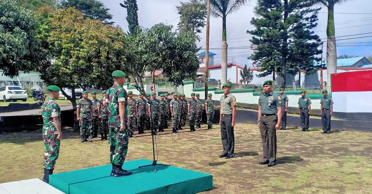 Pimpin Acara Korp Raport Kenaikan Pangkat, Dandim Ngada : Harus Diterima Dengan Penuh Rasa Syukur