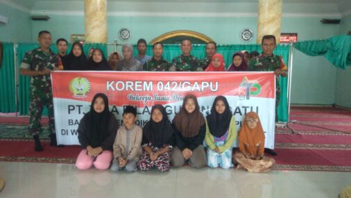 Komandan Korem 042/Gapu Salurkan Program CSR Ke Dunia Pendidikan