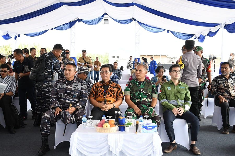 Danrem 092/Mrl Hadiri Peresmian Kilang LNG PT Kayan Nusantara