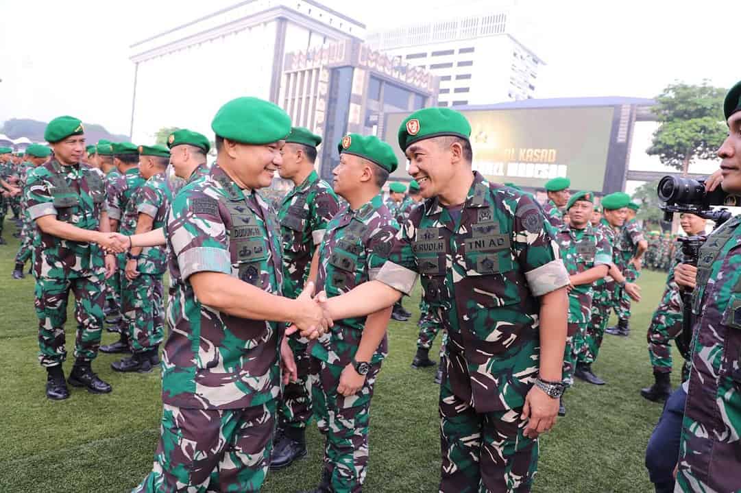 Halal Bihalal Dengan Anggota Mabesad, Ini Pesan Kasad