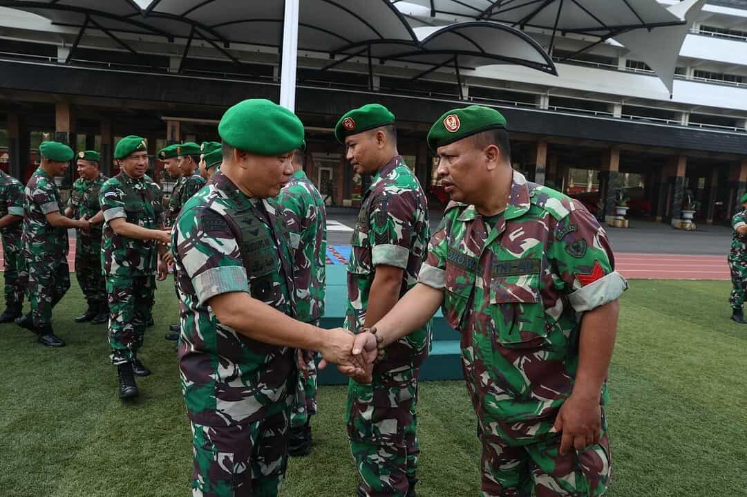 Halal Bihalal Dengan Anggota Mabesad, Ini Pesan Kasad