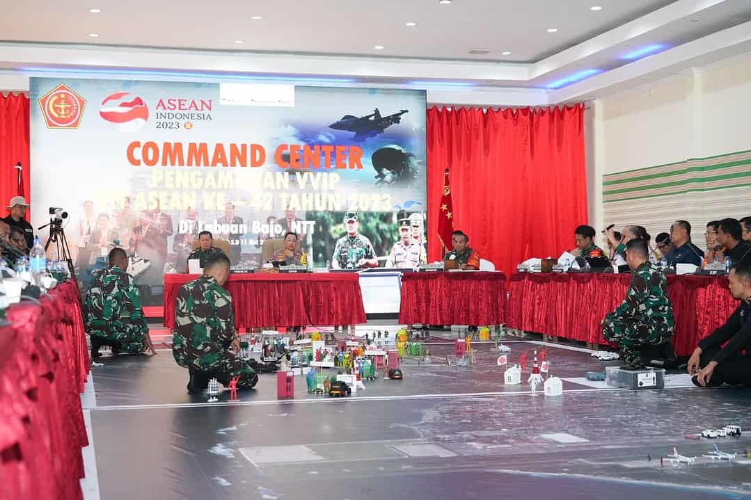 TFG Dipimpin Panglima TNI dan Kapolri, Pangdam IX/Udayana Paparkan Kesiapan Satgas Pamwil KTT ASEAN