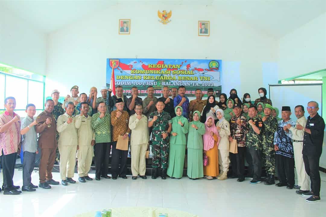 Jalin Keakraban Dan Pererat Silaturahmi Kodim 1001/HSU-BLG Korem 101/Antasari Kodam VI ...