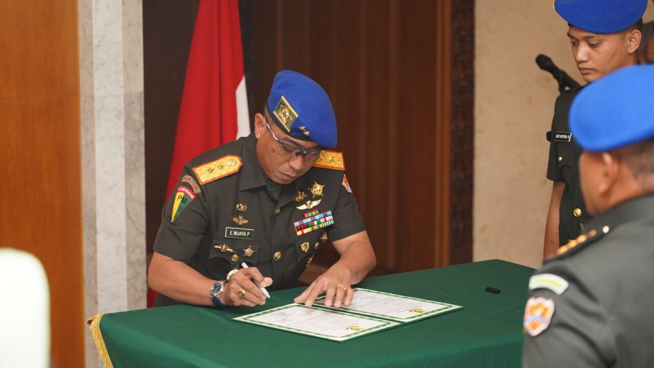 Wadanpuspomad Pimpin Sertijab Dirbinwal dan Dirbintahmil Puspomad
