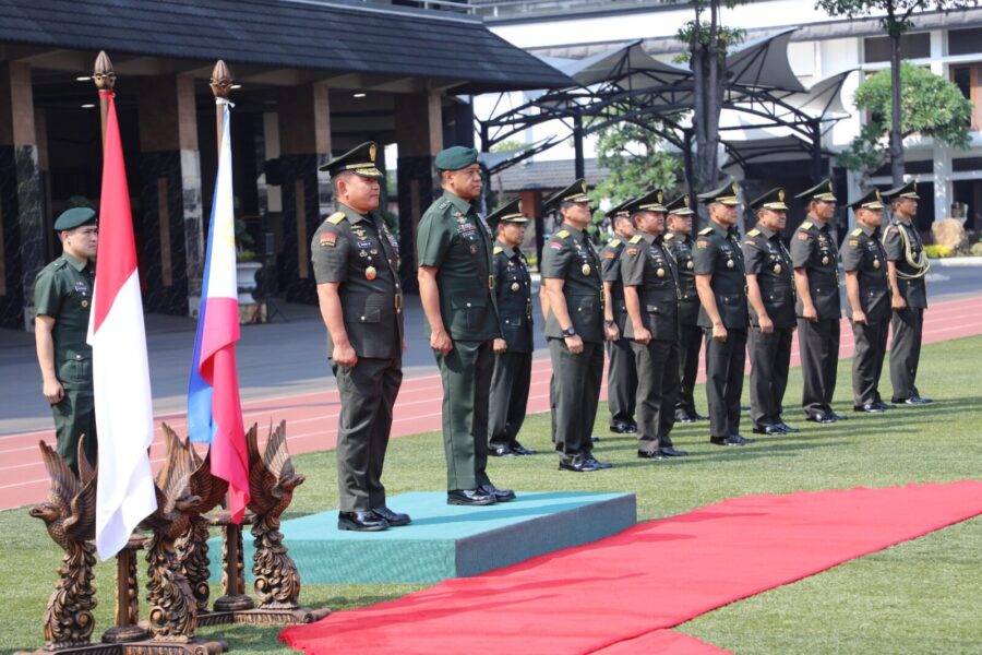 Kasad Terima Kunjungan Kehormatan Komandan Jenderal Angkatan Darat Philipina