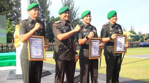 Kodim 1002/HST Raih Penghargaan di HUT Ke-65 Kodam VI/Mulawarman