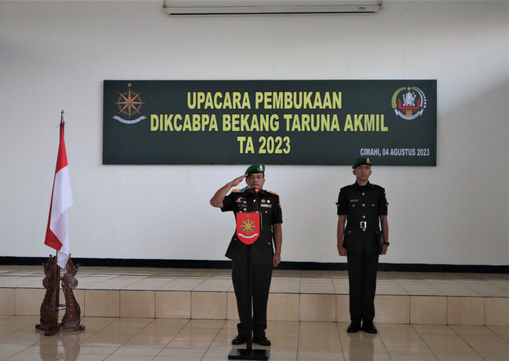 Pusdikbekang Selenggarakan Upacara Pembukaan Dikcabpa Bekang Taruna ...