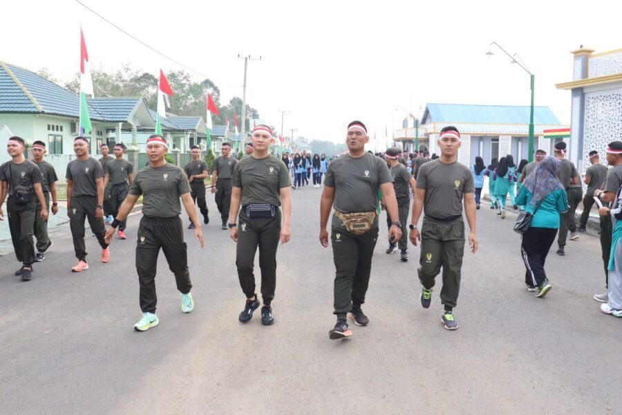 Gebyar Merah Putih Brigif 8/GC Dalam Rangka HUT RI ke-78 Tahun 2023