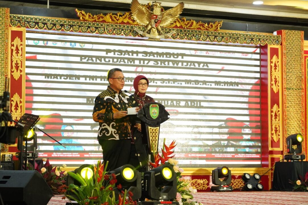 Malam Pisah Sambut Pangdam II/Sriwijaya dari Mayjen TNI Hilman Hadi Kepada Mayjen TNI Yanuar Adil