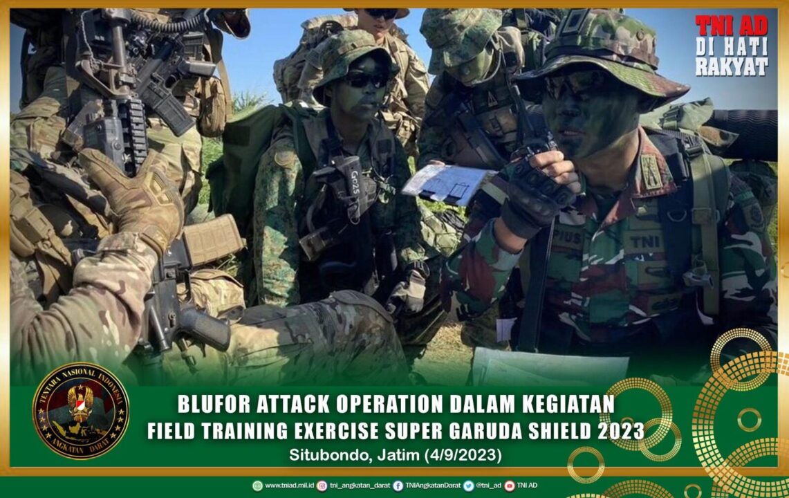 Blufor Attack Operation Dalam Kegiatan Field Training Exercise Super ...