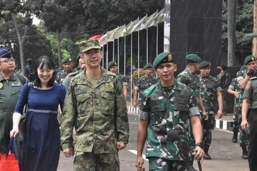 Brigif Para Raider 17 Kostrad Terima Kunjungan Delegasi Jepang (SOO JSDF)