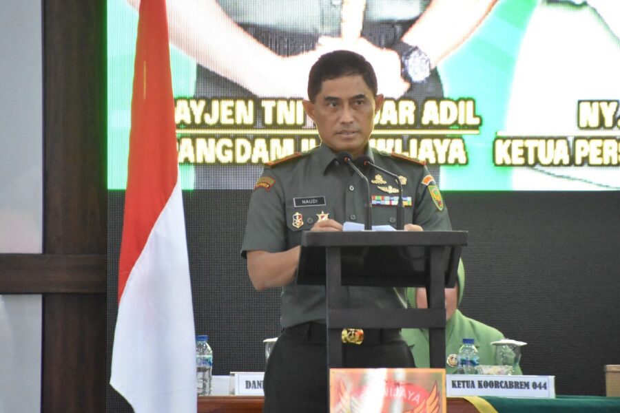 Pangdam II/Sriwijaya Beri Arahan Prajurit Korem 044/Gapo