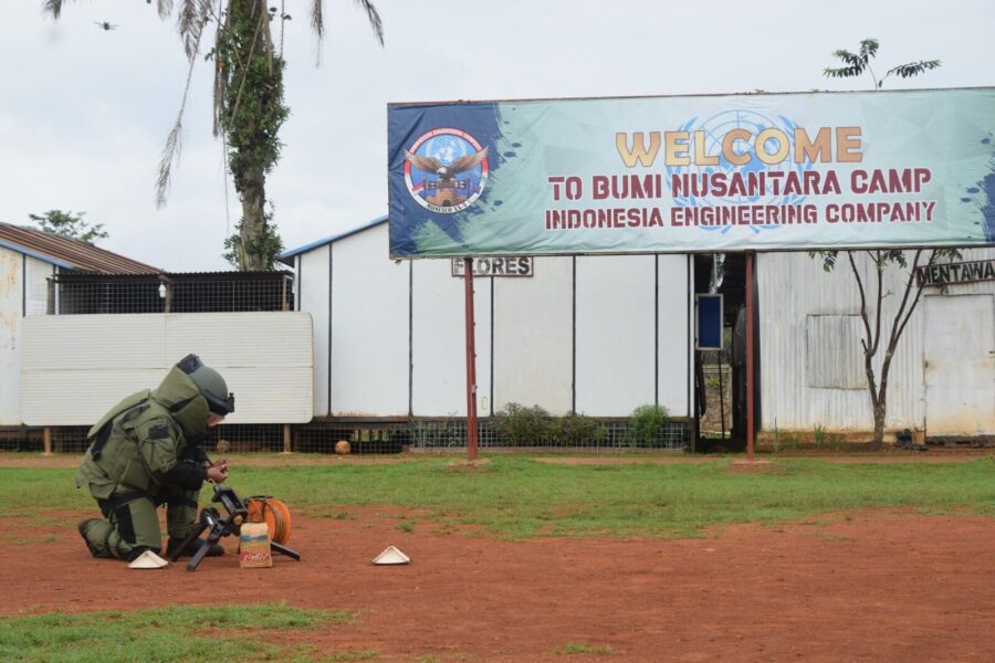 Satgas Kizi TNI Konga XX-T Monusco Terima Kunjungan Tim Inspeksi OEI ...