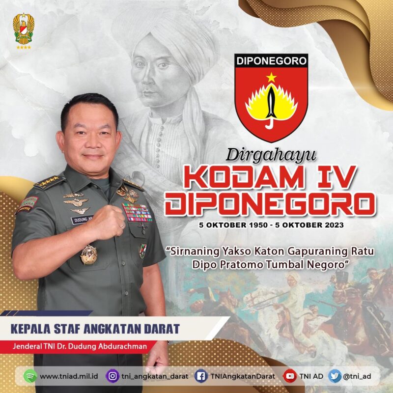 Dirgahayu Kodam IV Diponegoro